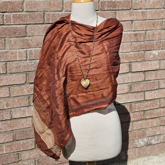 maiwa | Accessories | Nwt Maiwa Silk Cotton Pashmina | Poshmark